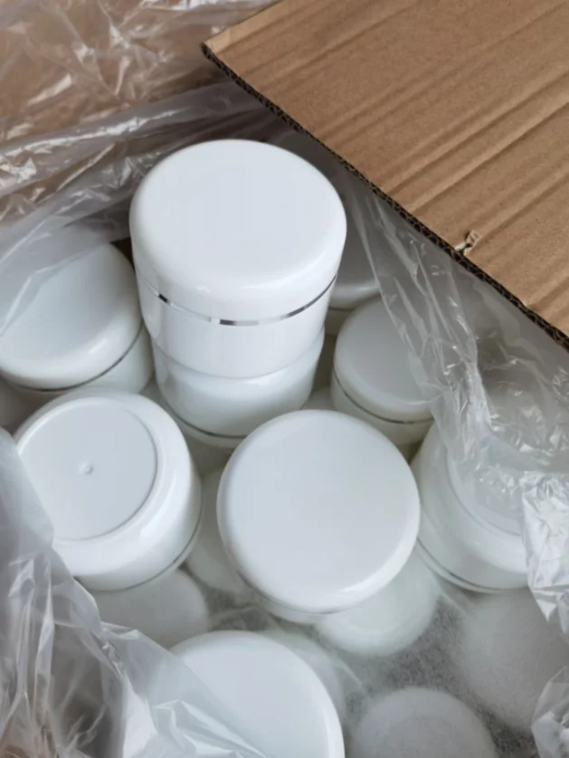 Pp 100ml 200ml 250ml 500ml Face Eye Cream Jar Hand Hair Skincare ...