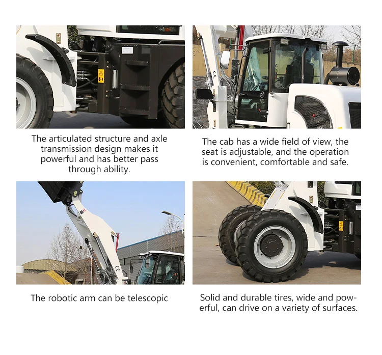 Construction Equipment Compact Front End Loader High Quality 6ton Wheel ...