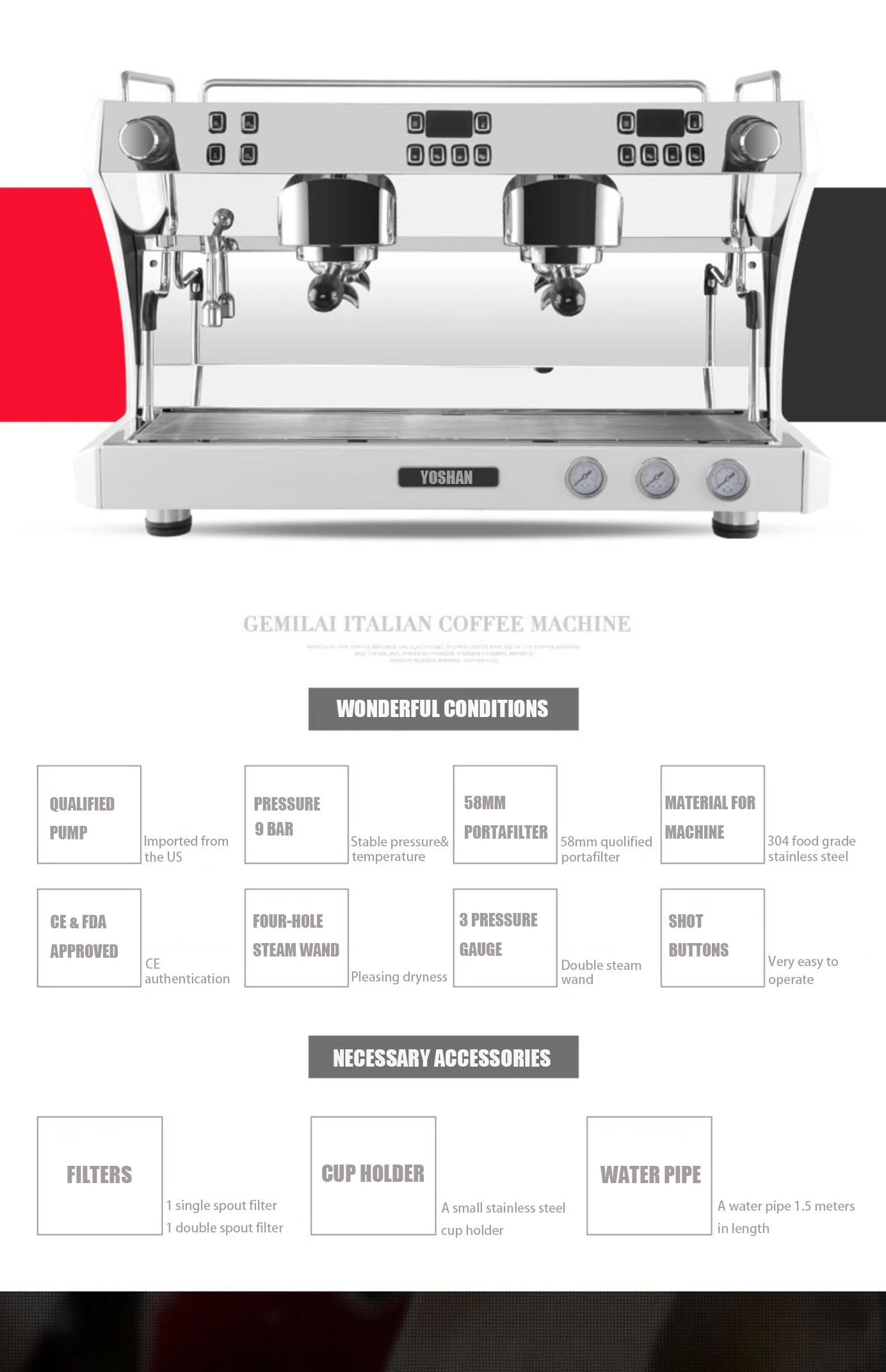 Professional Automatic Commercial Espresso Coffee Machine for Sale ...