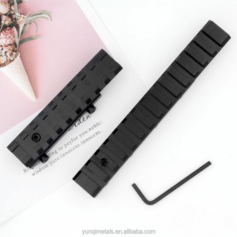 Aluminum Alloy Scope Mounting Brackets 155mm Extension Base 11mm To ...