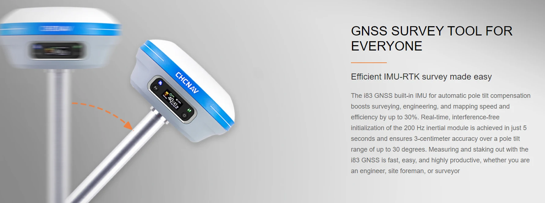 CHCNAV GPS RTK GNSS Receiver Software - X7 GPS Receiver