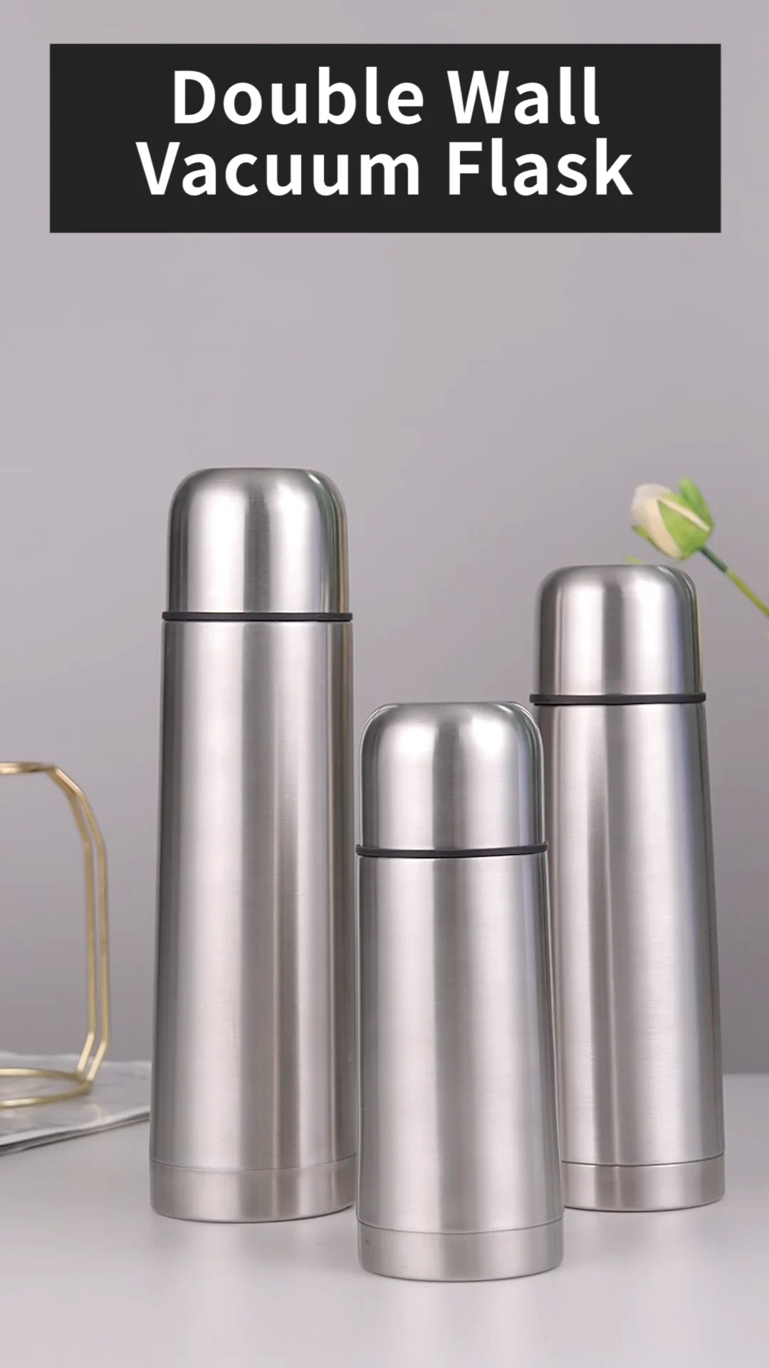 Leak Proof Coffee Thermos Flask Stainless Steel Coffee Vacuum Flask For ...