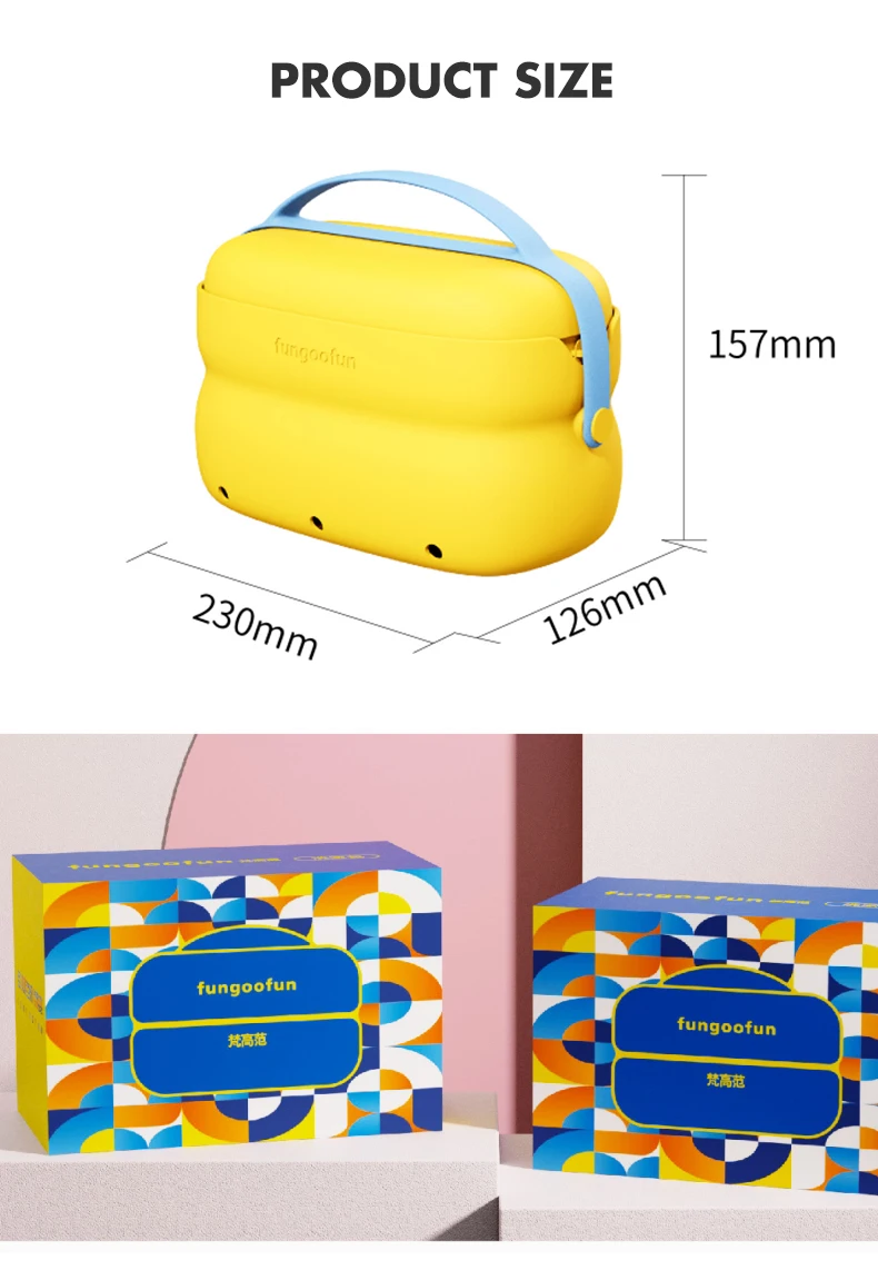 Fungoofun 2025 2-in-1 Toiletry Makeup Bag - Waterproof & Durable