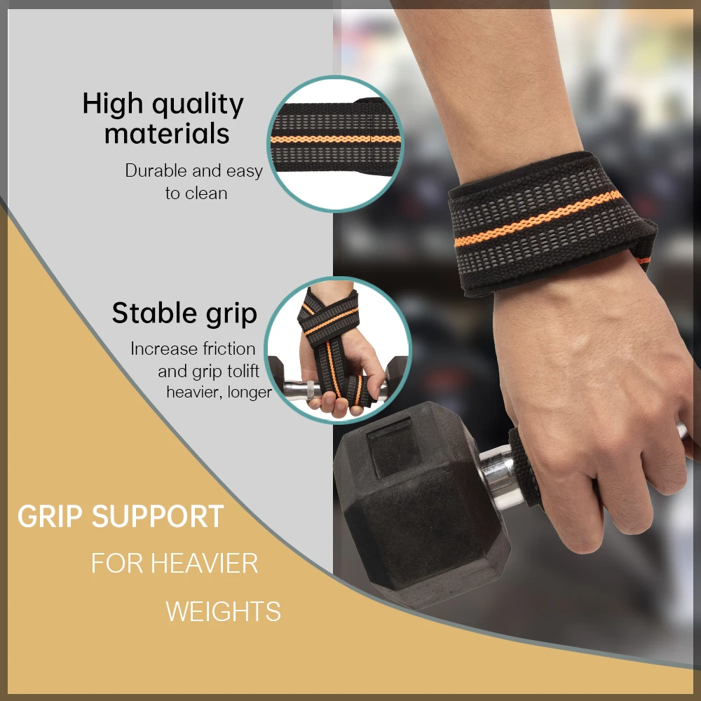 Mkas Custom Logo Mens Cotton Bodybuilding Strength Gym Weight Lifting ...