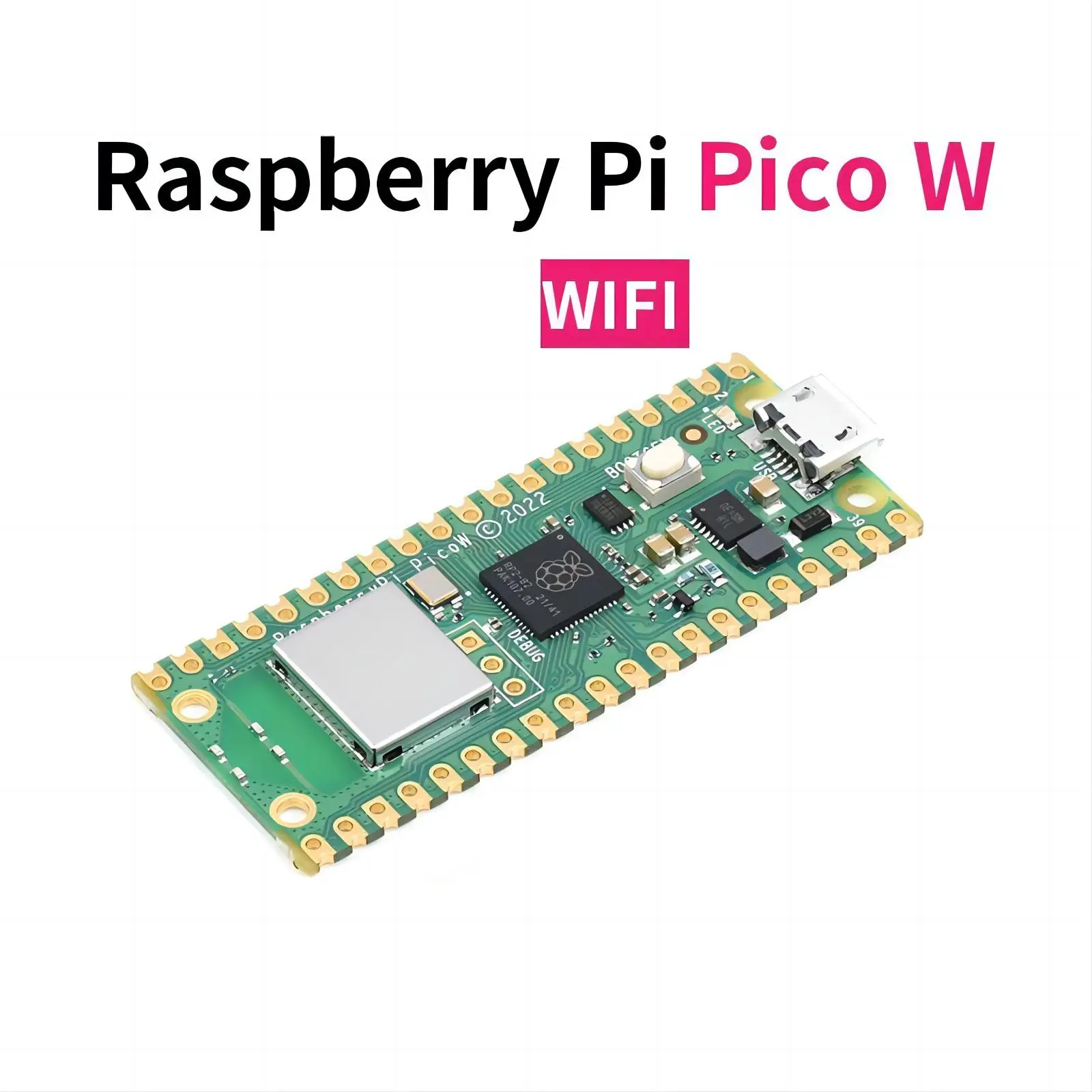 Raspberry Pi Pico W Development Board Qrp2040 Wireless Lan And Bluetooth Raspberry Pi Pico W ...