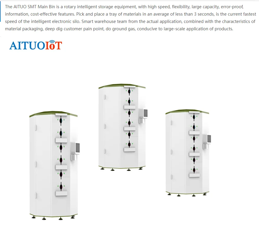Intelligent SMT Reel Storage Tower - Efficient Material Management
