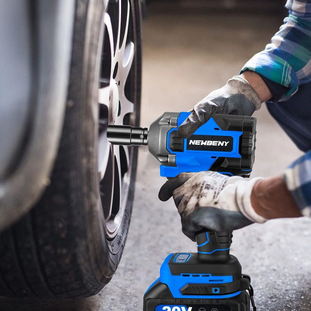 20v Brushless Impact Wrench 1000n.m 3 Gears Efficient Cordless Car ...