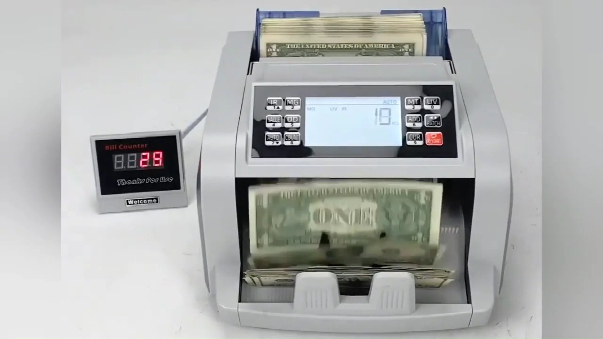 Electric Money Counter Machine Bill Cash Currency Usd Eur Gbp Counting ...