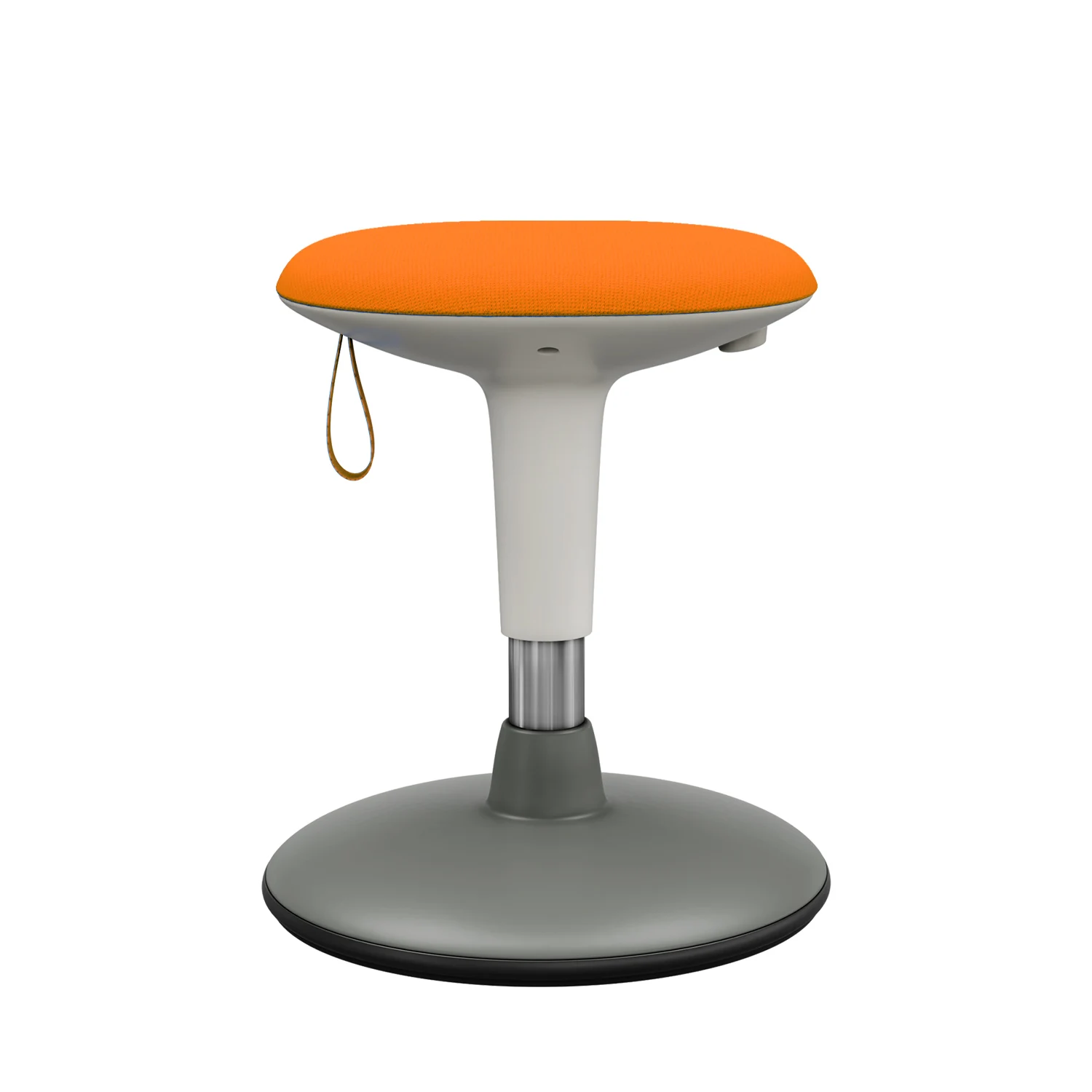 Portable Classroom - Height Adjustable Orange Wobble Stool