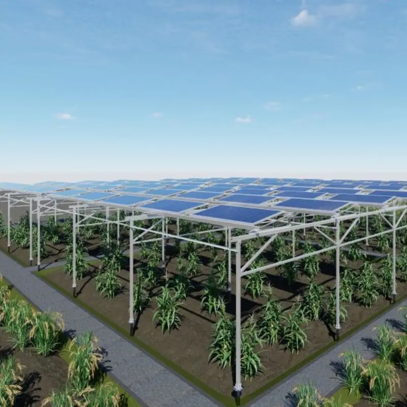 Rice Field Pv Panel Mounting Brackets For Solar Energy System - Buy ...