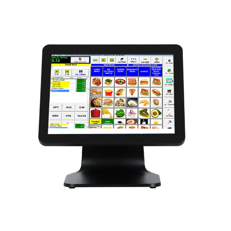 Restaurant Pos System Touch Inbuilt Rj11 4com Port Oem 15.6 Inch All In ...