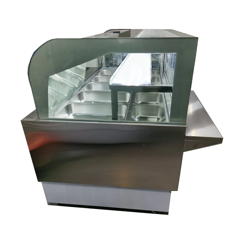 All Stainless Steel Food Display Cabinet For Keep Temperature - Buy ...