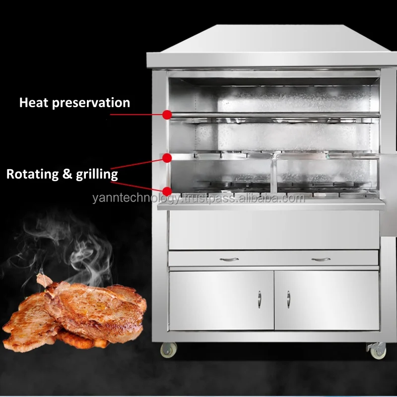 Commercial Charcoal Chicken Rotisserie - Brazilian Grill