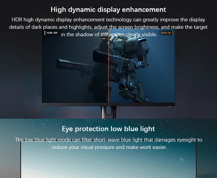 Global Version Mi Desktop Monitor 27 Inch With 2k Resolution Ips Screen ...