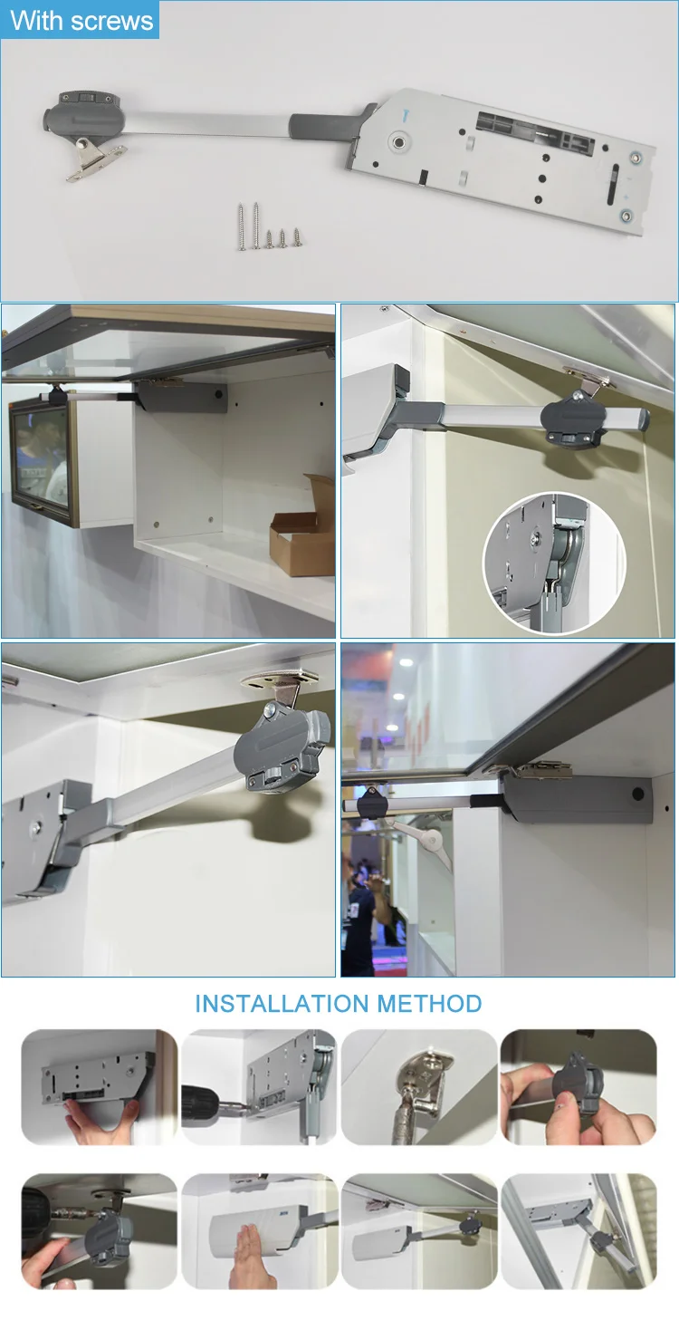 Furniture Parallel Lift Up Hinge Gas Spring Struts Lift Supports ...