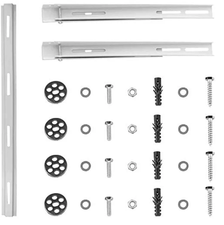 Customized Foldable L Shape Wall Bracket With Supporting Cross Bar For ...