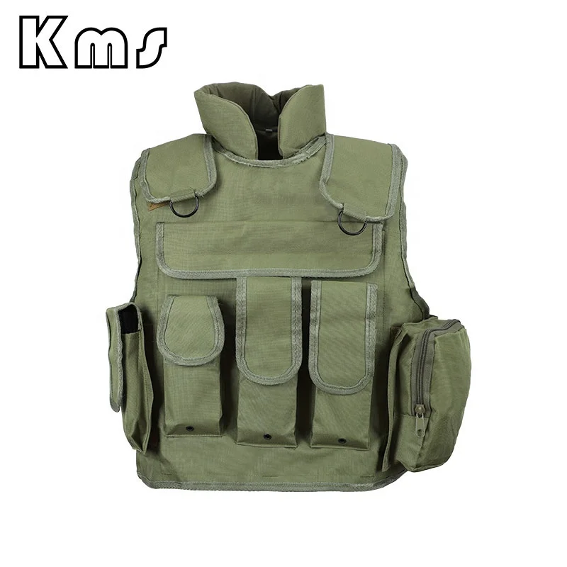 KMS Custom Adjustable Soft Green Security Guard Vest Sale