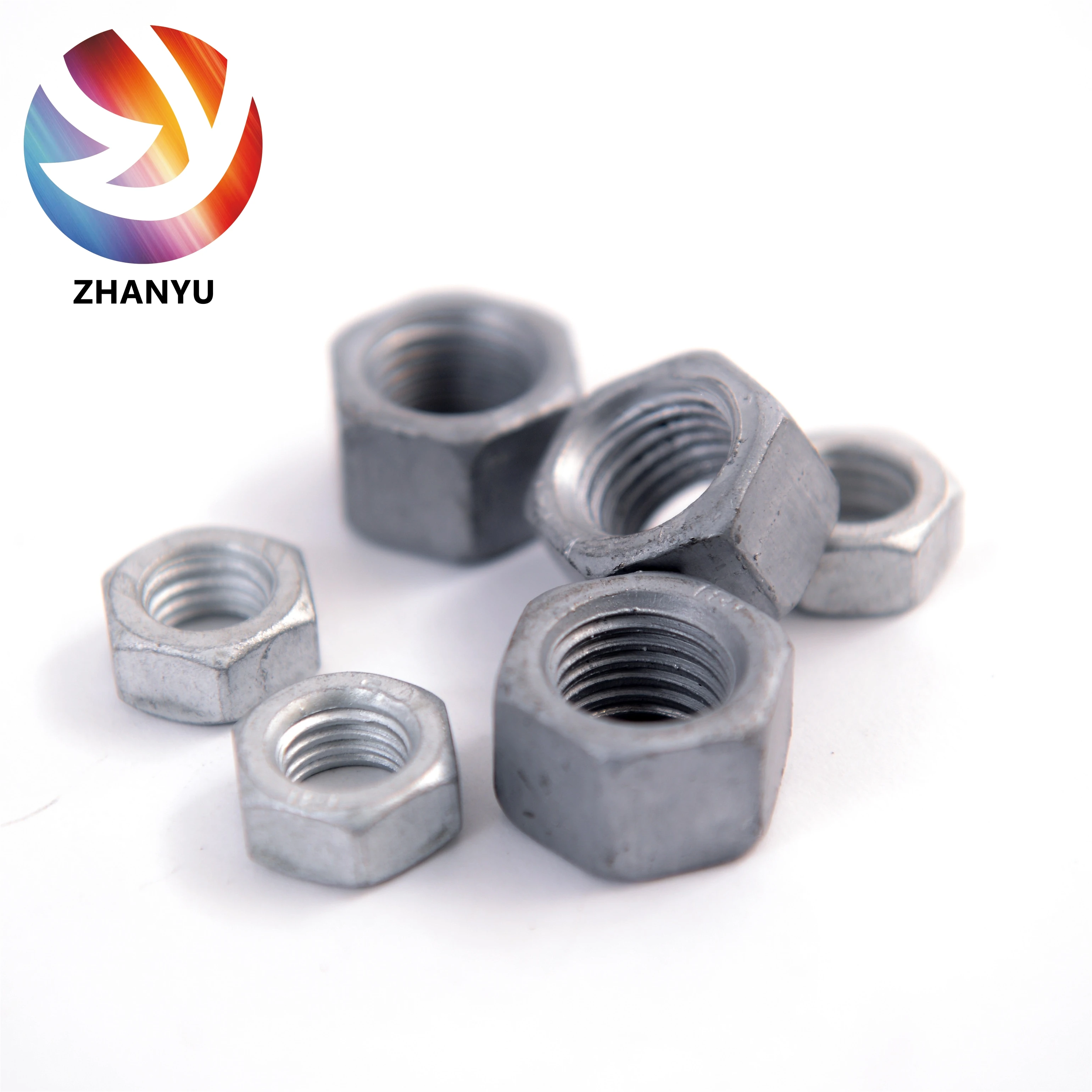 DIN/ISO Hexagonal Nut Carbon Steel Hot-Dip Galvanized