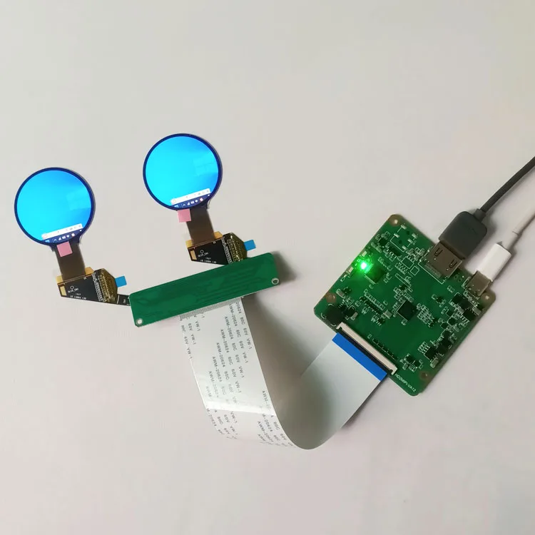 HDMI to MIPI Dual Screen 1.39 Inch AMOLED Display for Medical Use