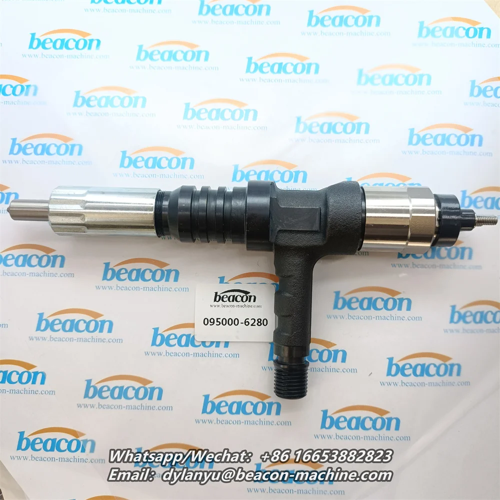 095000-6280 Excavator Fuel Injector Diesel Inyector For Komatsu Pc450-8 ...