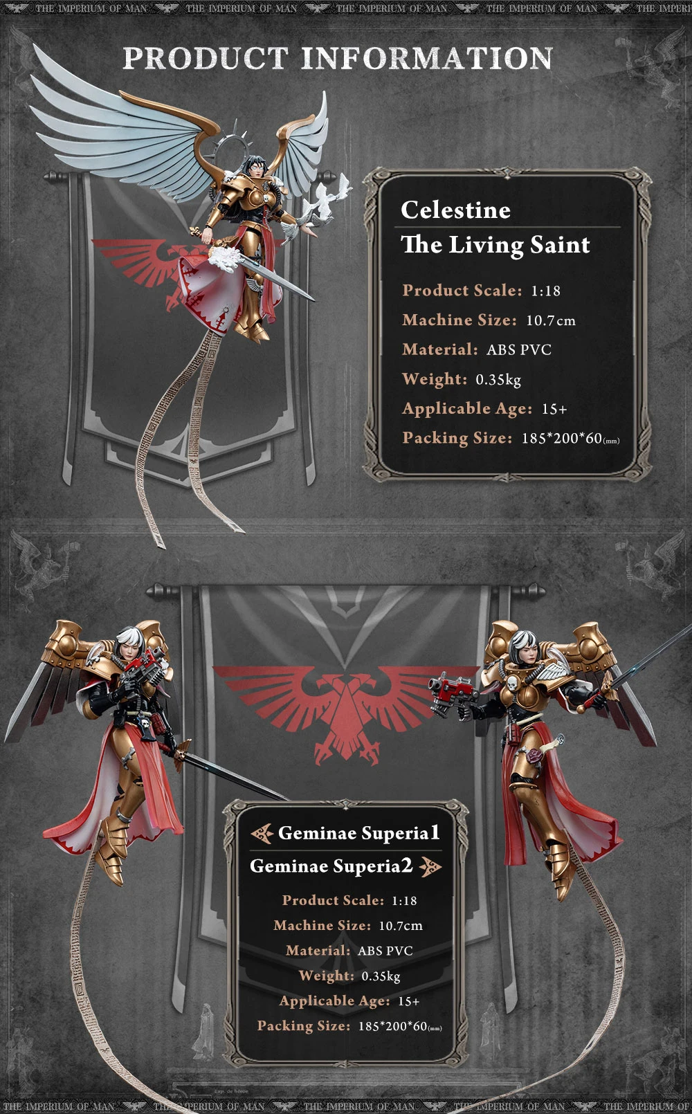 Joytoy Warhammer-40000 Adepta Sororitas Celestine Figure