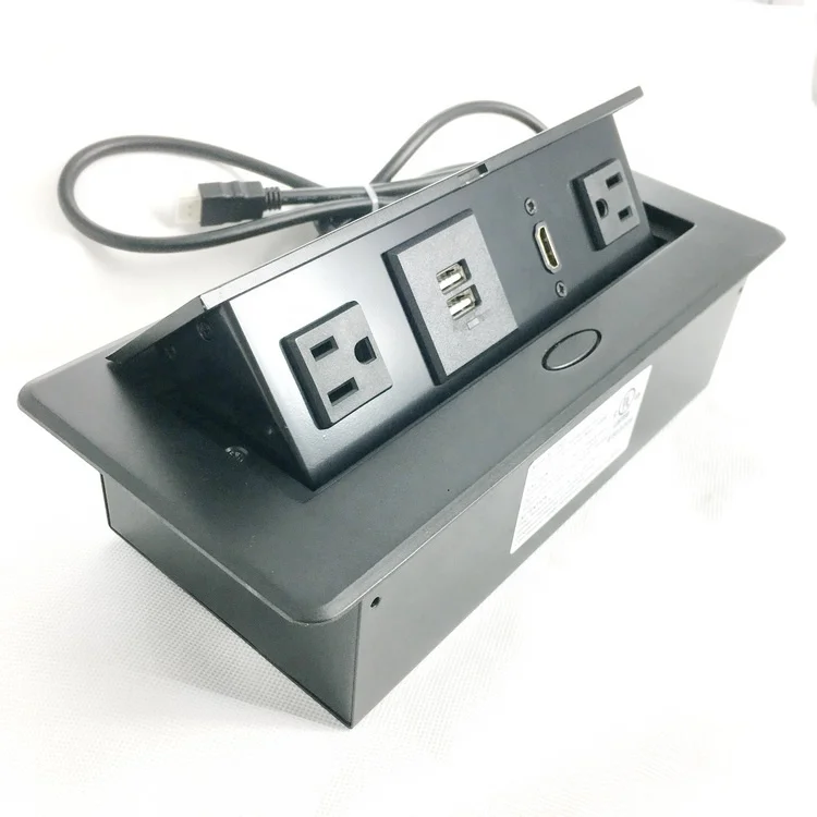 Factory Customize Us Power Outlet Data Press Damped Pop Up Flip Up ...