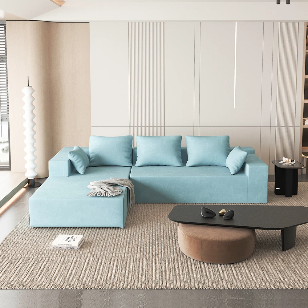 Saien Nordic Modern Office Corner Sofa Set Furniture Modular L Shaped ...