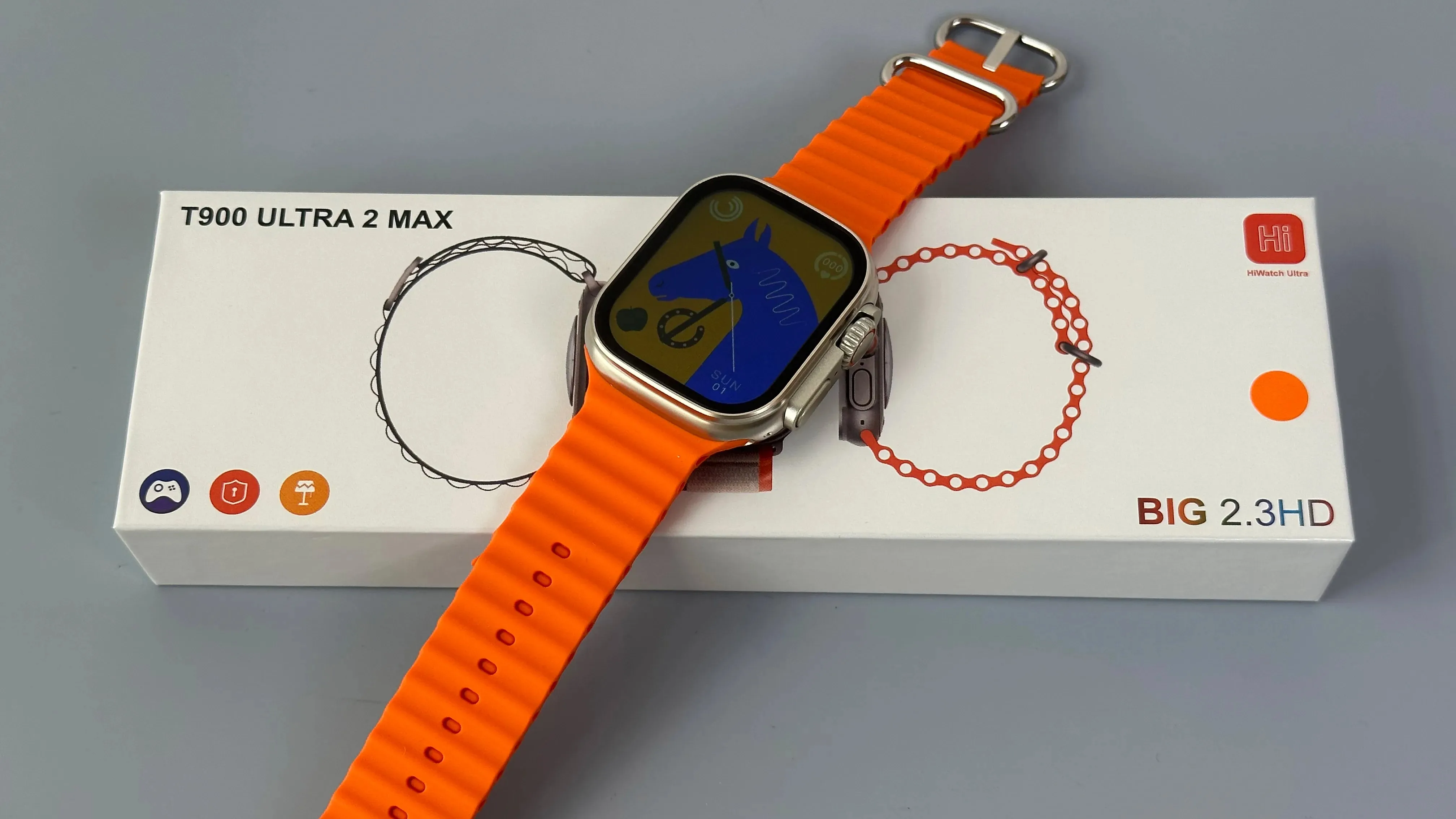 T900 Ultra 2 Max Smartwatch Series 9 8 T900 Ultra2 Fitness Sport Heart ...