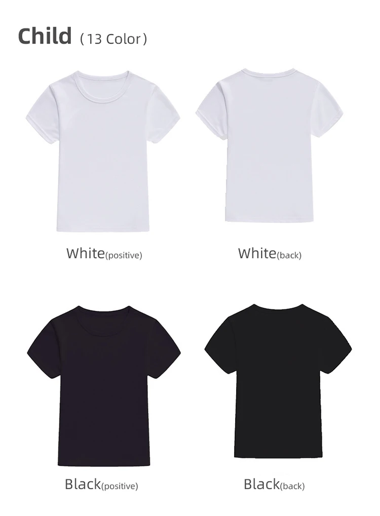 Sublimation Kids Tshirts for Boys Kids Blank Tshirt Girl for Sublimated ...