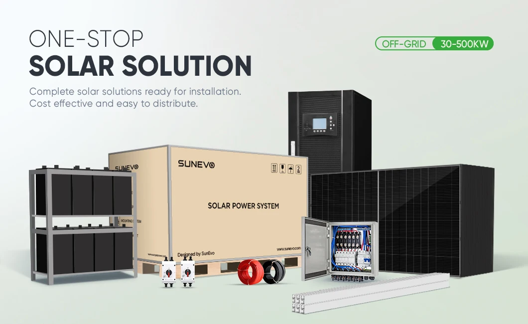Sunpal Commerical Solar Energy Storage System 10Kw 50Kw 100Kw 500Kw ...