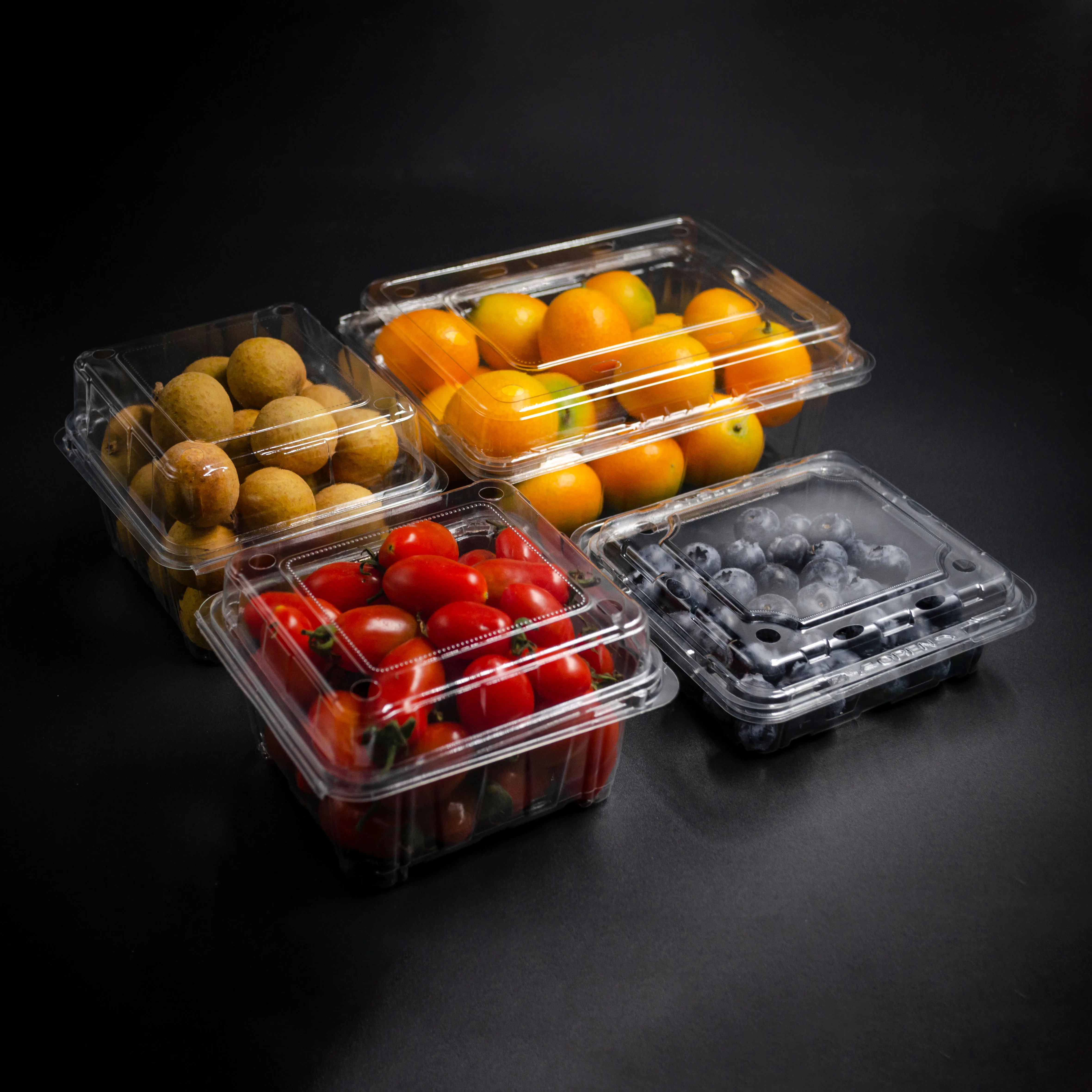 Palvon Recyclable Breathable Food Grade Strawberry Food Packaging Box ...