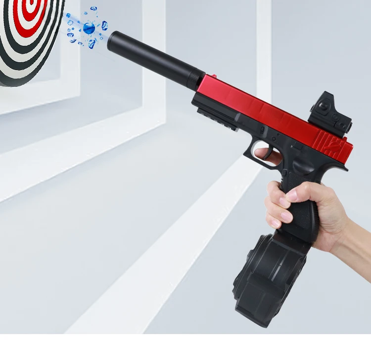 Fully Automatic Gel Water Gun Pistol Ammo Orbie Electric Splatter Ball ...