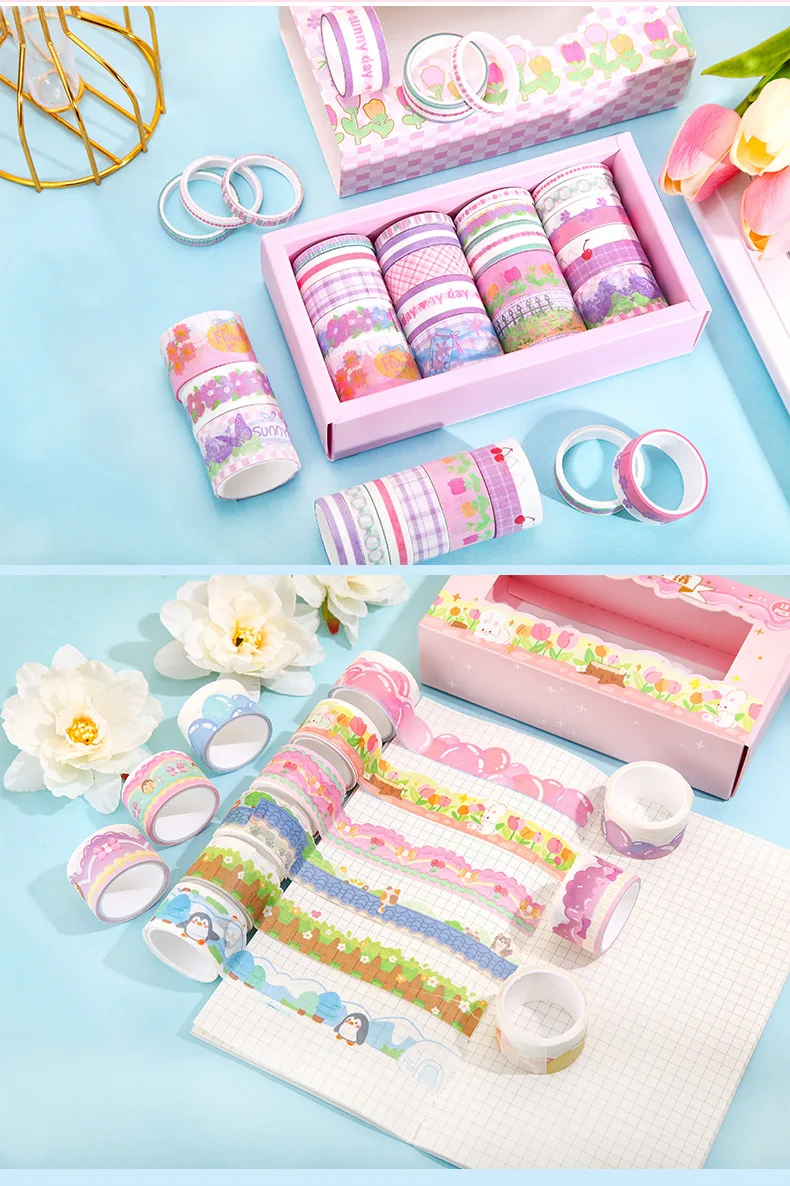 Cute Cartoon Tape Gift Box - Creative DIY Sticker Material
