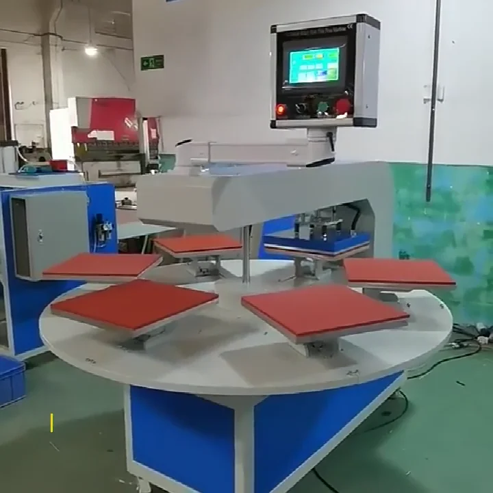 Carousel Rotation Pneumatic Fully Automatic Turntable 6 Six Station ...