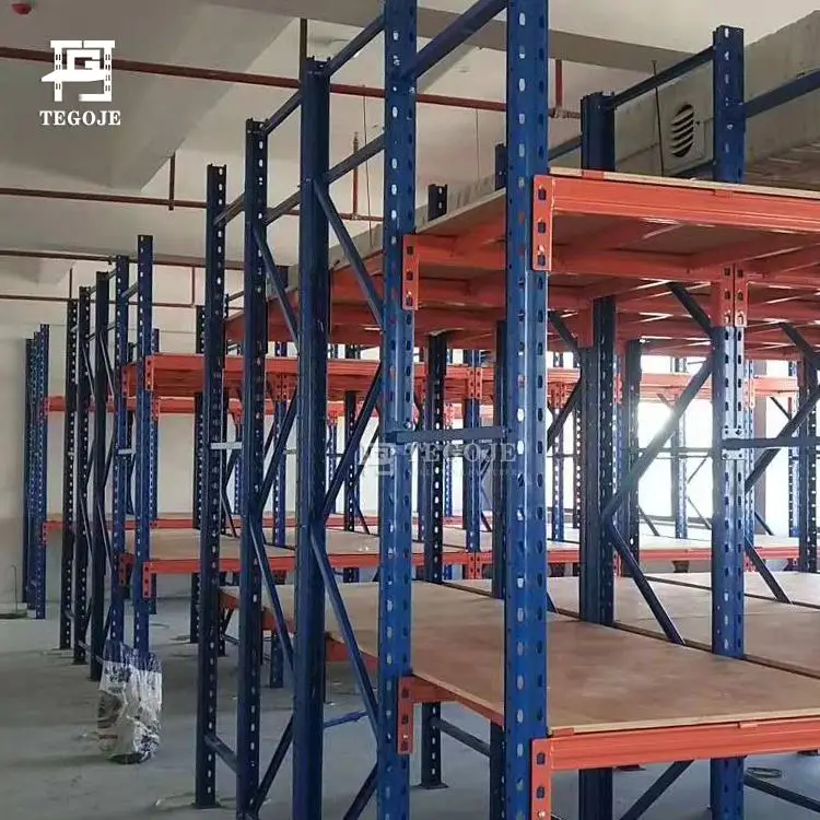 Double Deep Beam Industrial Pallet Warehouse Storage Steel Pallet ...
