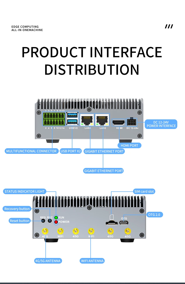 NVIDIA Jetson Orin Nx 16GB - 100TOPS AI Edge Computer