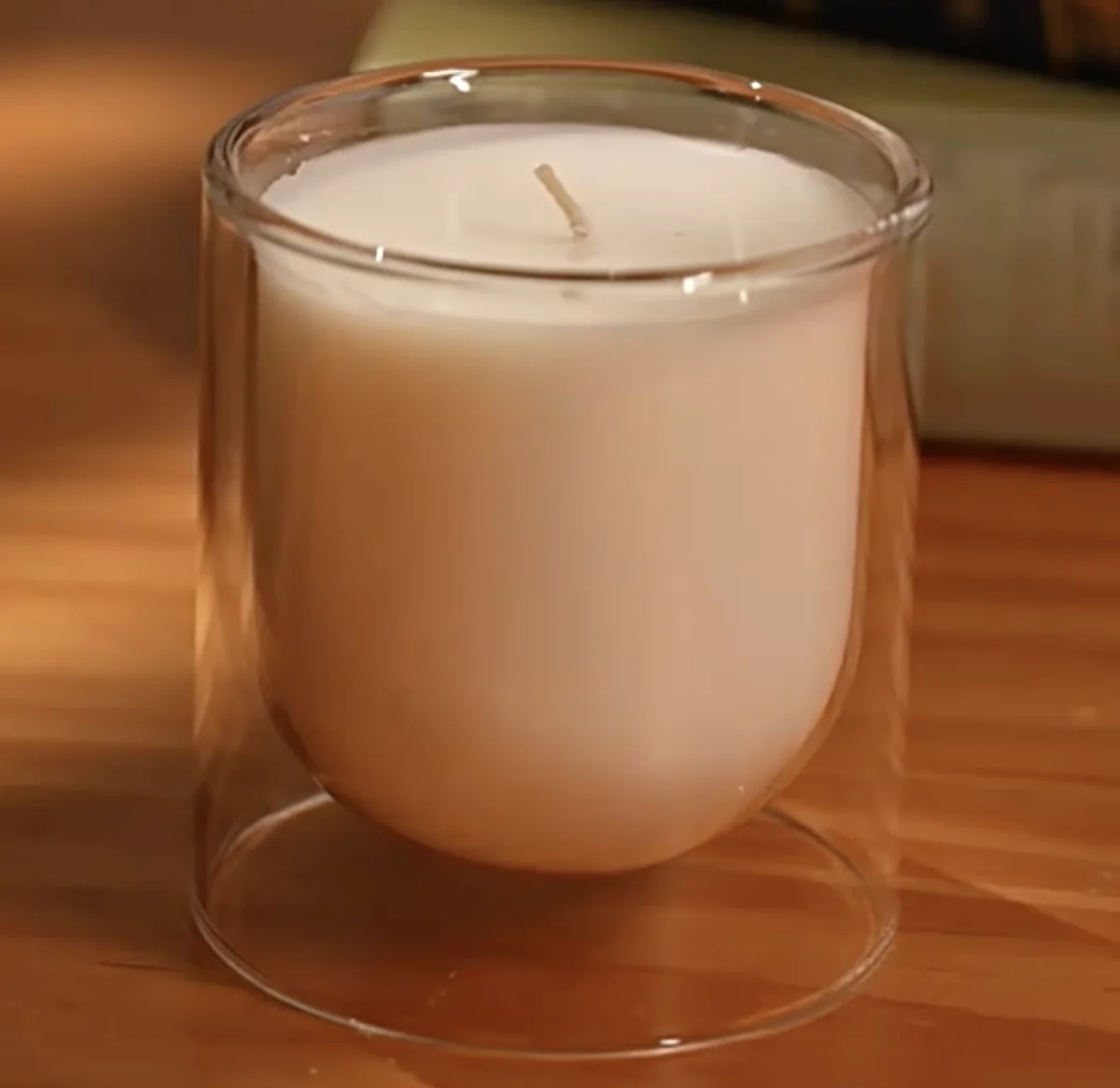 Home Decorative Hand Made Blown Scented Candle Vessels Double Wall ...