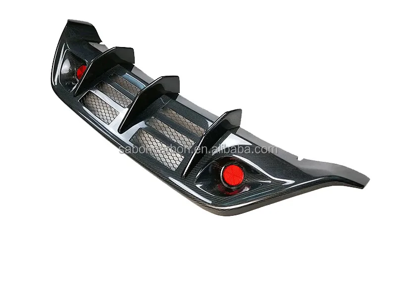 GTR R35 Rear Diffuser WAL-D Style Carbon Fiber Diffuser for Nissan GTR ...