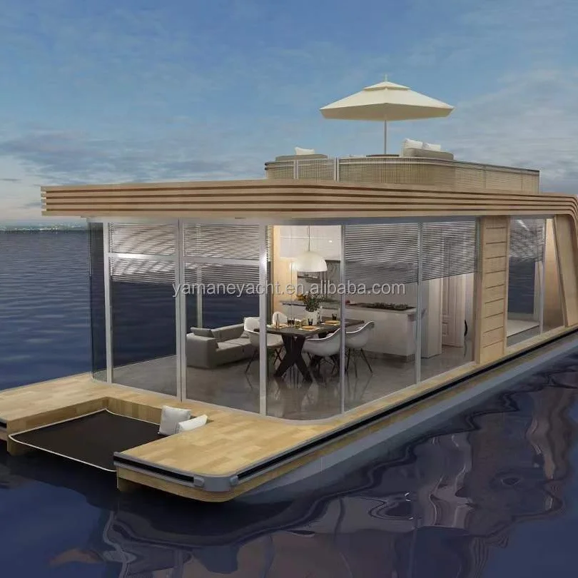 34ft Aluminum Glass House Pontoon Boat - Luxury & Comfort