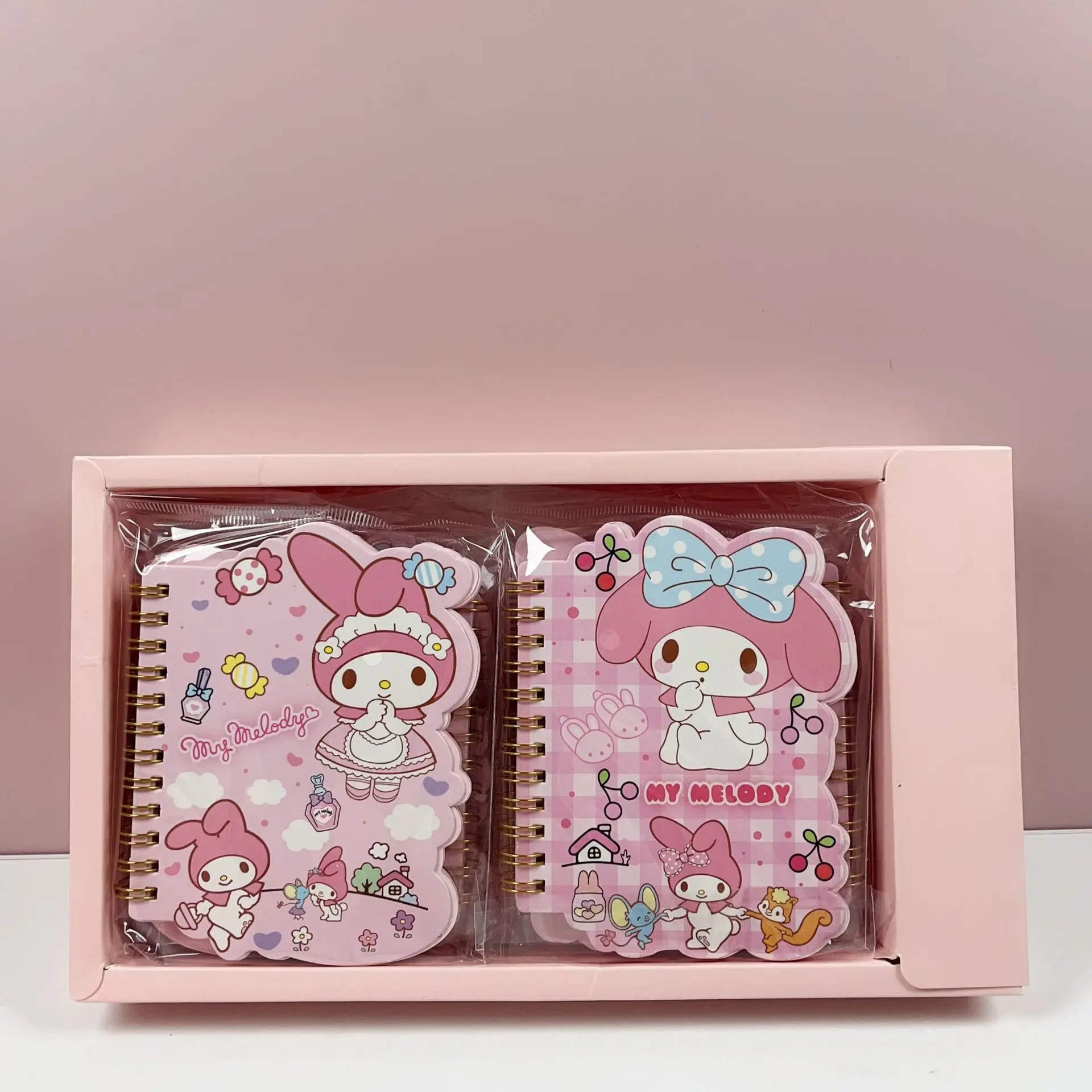 Sanrioed Notebooks Girls Supplies Mini Diary Kuromi Kawaii Students ...