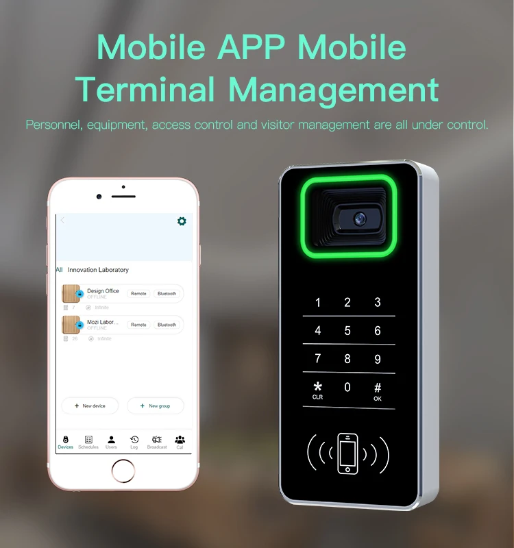 QR Code Access Control with POE Remotely Controlled APP Access Control ...
