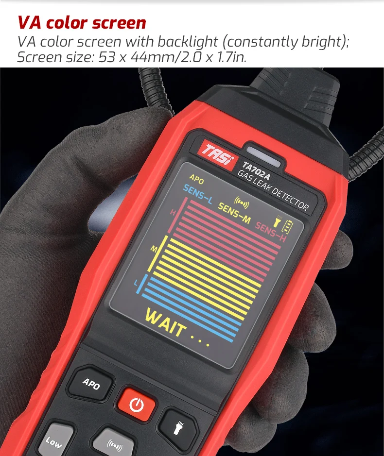 TASI TA702A Analog Gas Detector for Methane, LPG, and Natural Gas ...