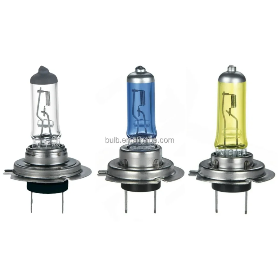 H7 Halogen Headlight Bulb H7 Px26d Car Fog Light Bulbs Super Bright ...