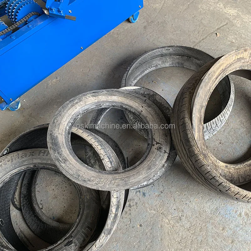 Automatic Double Sidewall Tire Cutter - Efficient Recycling