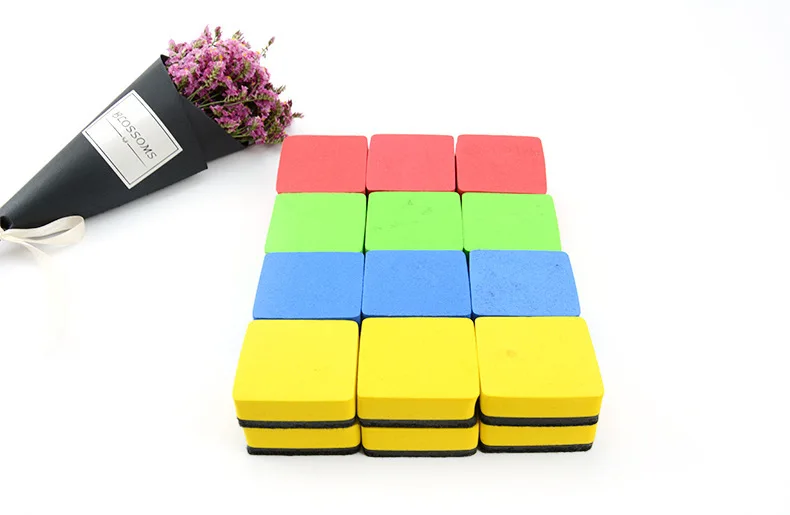 Cheap School Square Eva Felt Whiteboard Eraser Magnetic Dry-erase Writing Whiteboard Portable ...