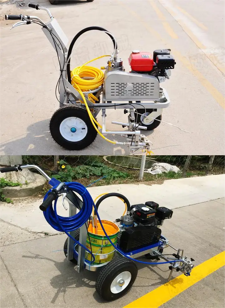 Road Marking Cold Spray Traffic Line Drawing Machine Paint Stripping ...