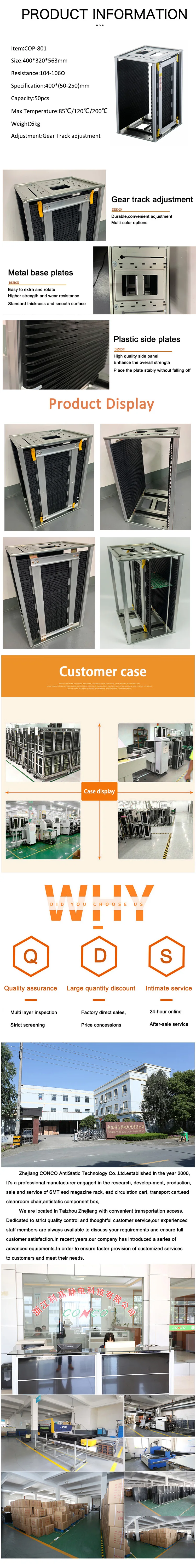 ESD Adjustable Rack - Antistatic Storage for Electronics