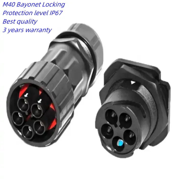 M40 Series 3pin- 5pin Sensor Circular Connector Ip67 Waterproof Male ...