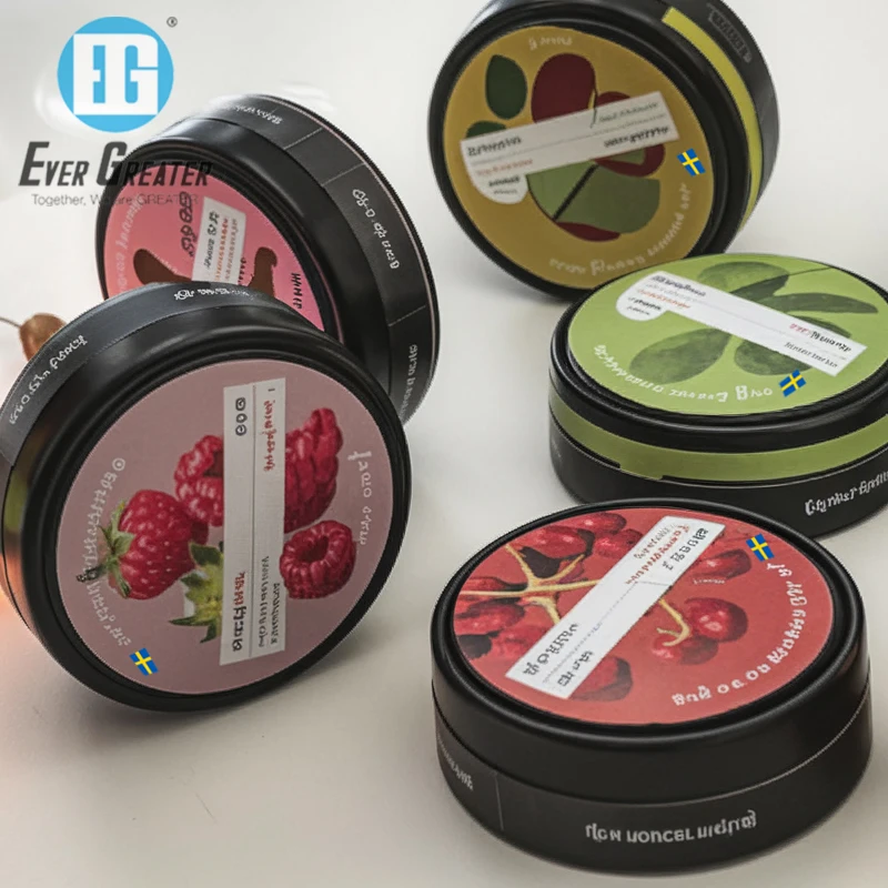 Interactive Paste Customization New Montessori Embossed Snus Label ...