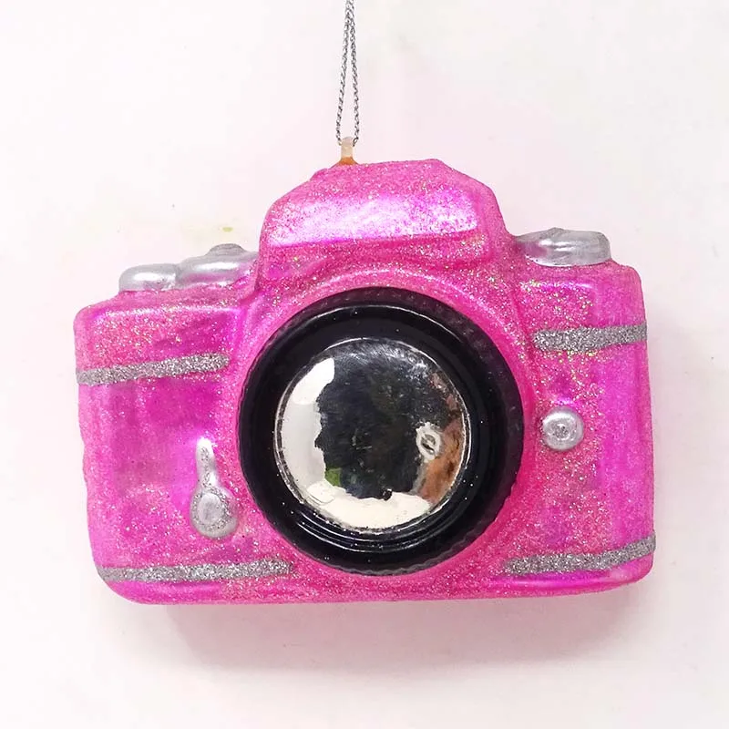 Visual Arts Hand Painted Glitter Camera Cameras etna.com.pe